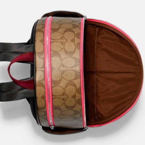 Coach | Bags | Coach Court Backpack In Signature Canvas | Poshmark